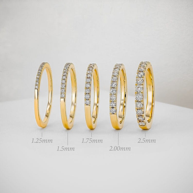 Stackable rings | Dainty Art deco rings | 99moissanite.com